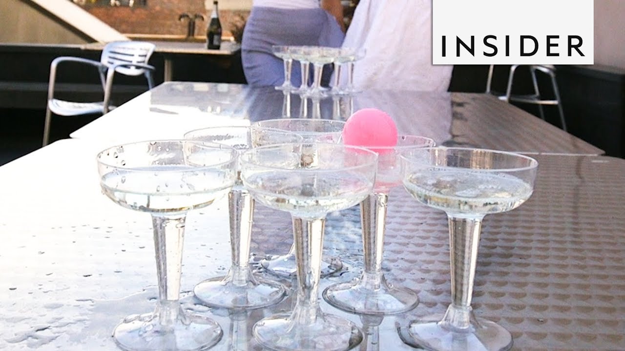 Prosecco Pong - YouTube