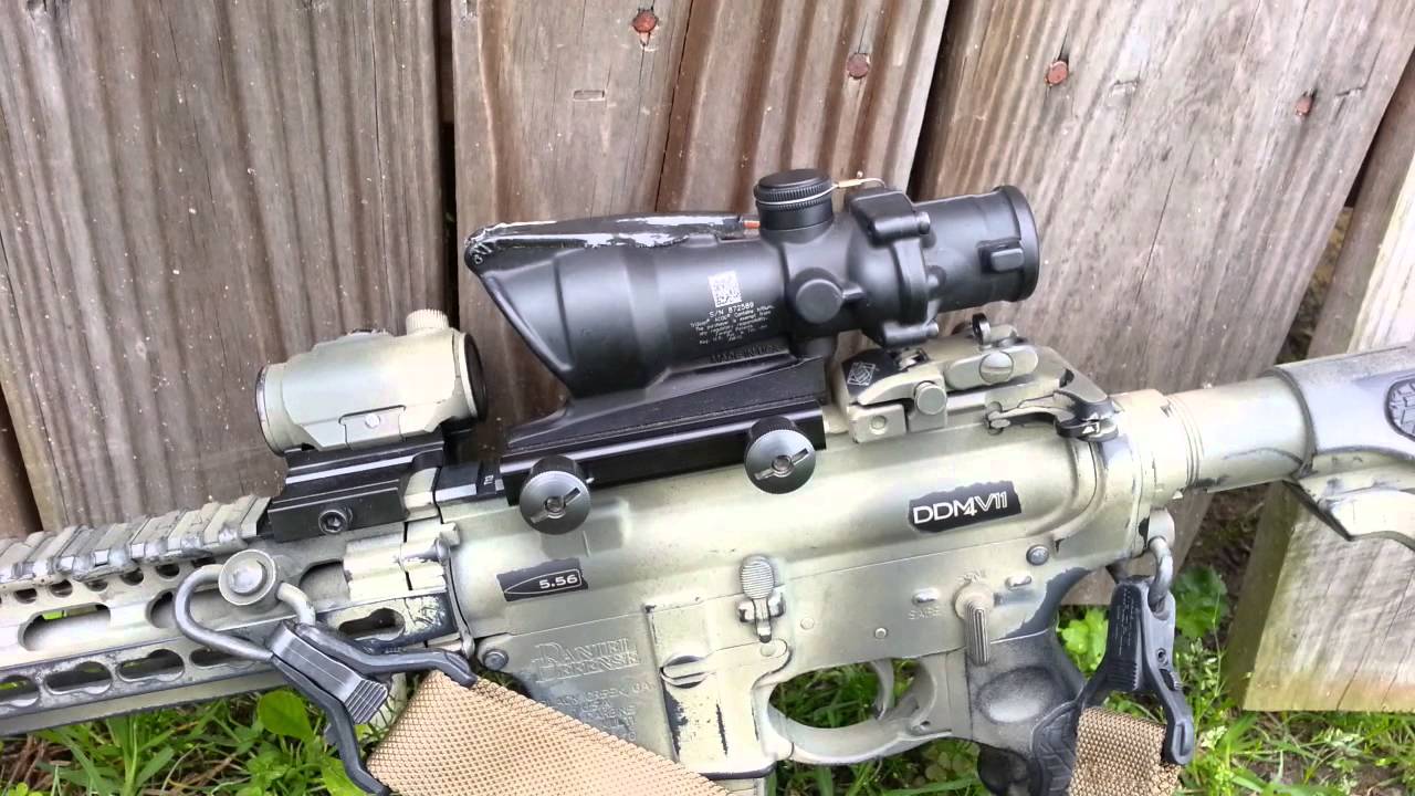 Daniel Defense M4v11 update with spray paint - YouTube