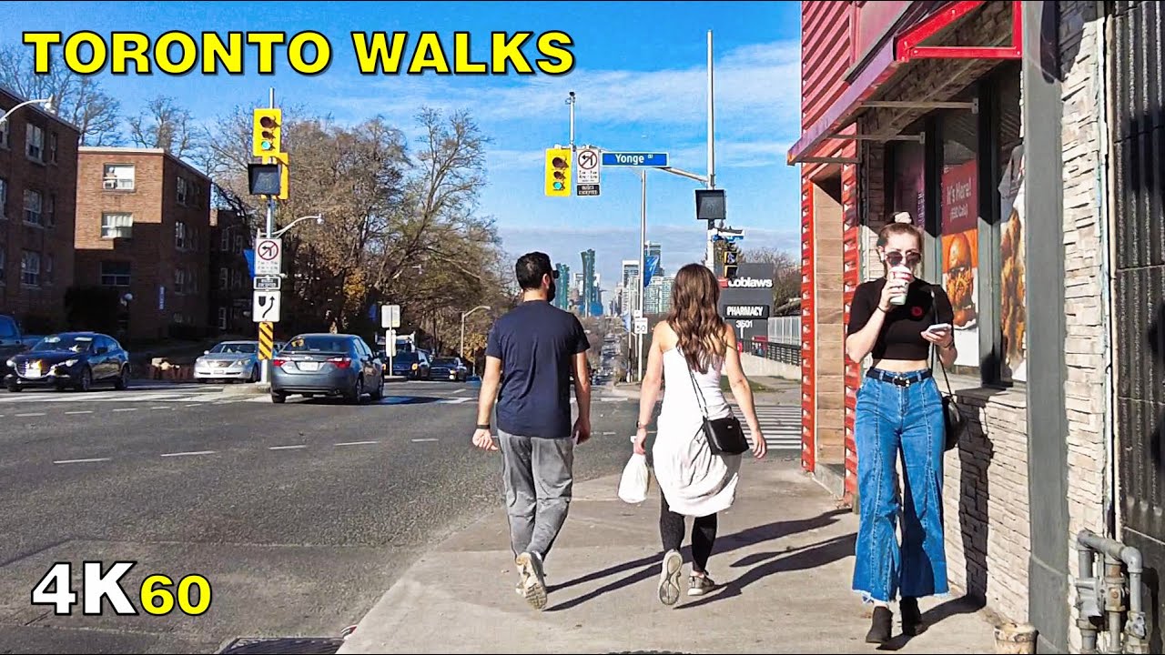 Toronto Yonge Lawrence Village & Hoggs Hollow Walk on November 10, 2020 ...