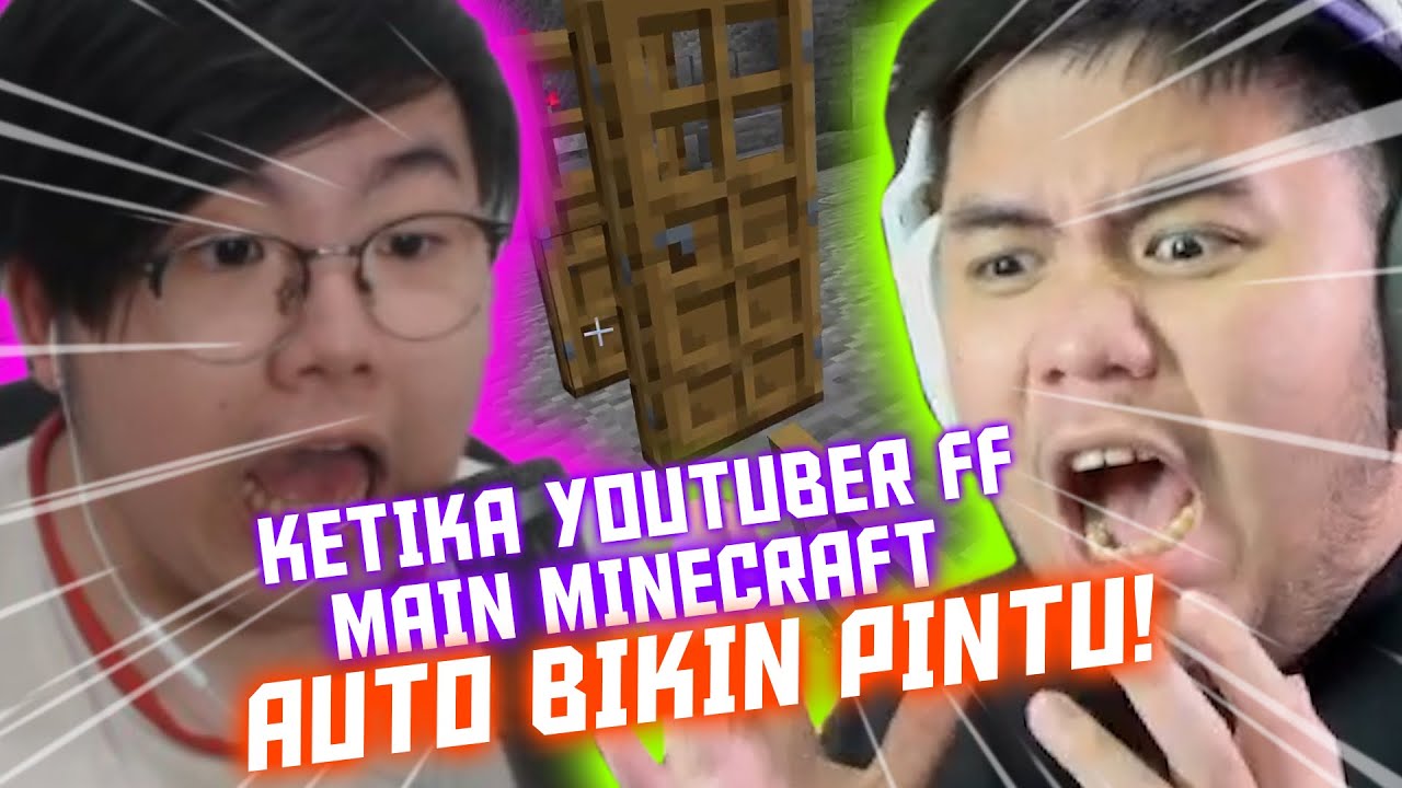 MEMBUAT PINTU FREE FIRE DI MINECRAFT BARENG ELESTIAL HD!! - YouTube