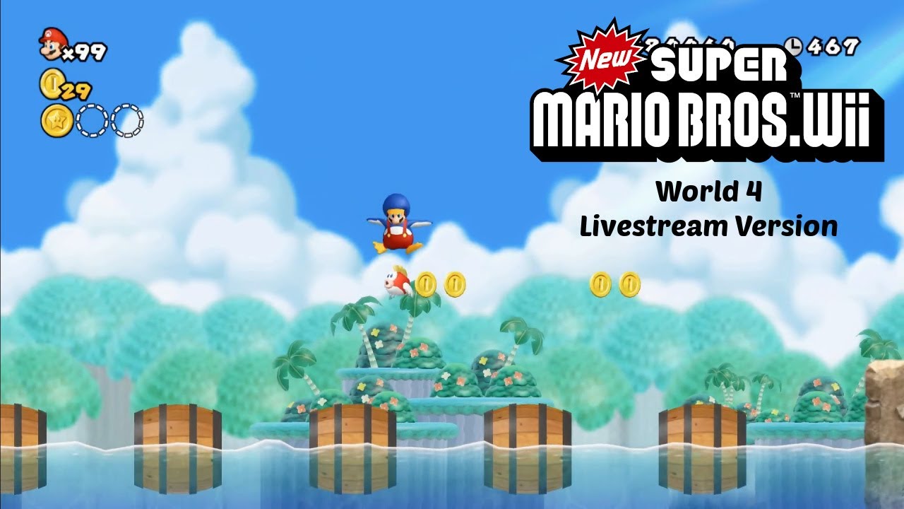 New Super Mario Bros. Wii | World 4: Beach - YouTube