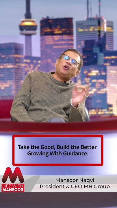 Take What’s Great, Build What’s Extraordinary | Life with Mansoor - YouTube