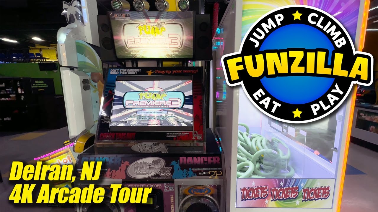 Funzilla (Delran NJ), 4K arcade walkthrough & tour, December 2024 - YouTube