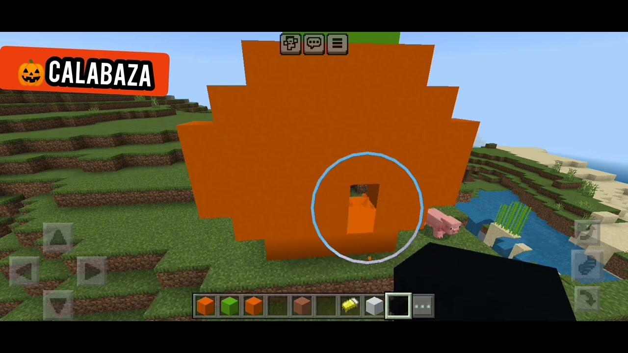 como hacer una calabaza en Minecraft facil//pixelart - YouTube