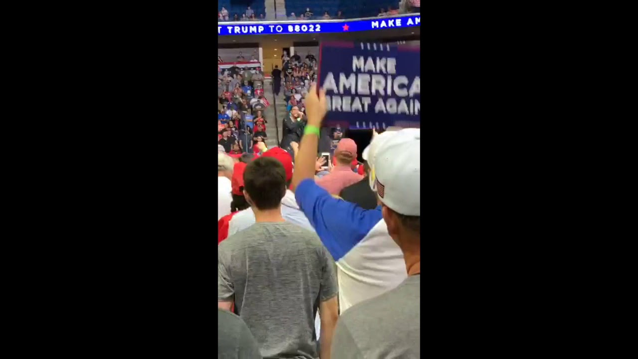 Trump Addresses Crowd at Rally in Tulsa - YouTube