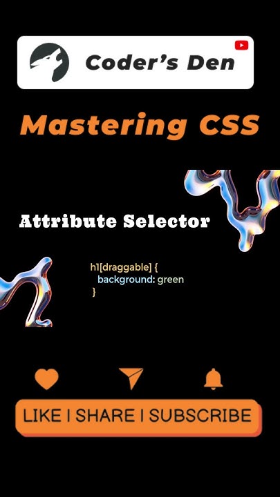 Attribute Selector in CSS | Selectors in CSS | Master CSS Part9 #coding #cssanimation #htmlcss # ...