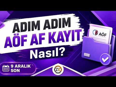 2026 AÖF Af Başvuruları Başladı: Uygulamalı Gösterim