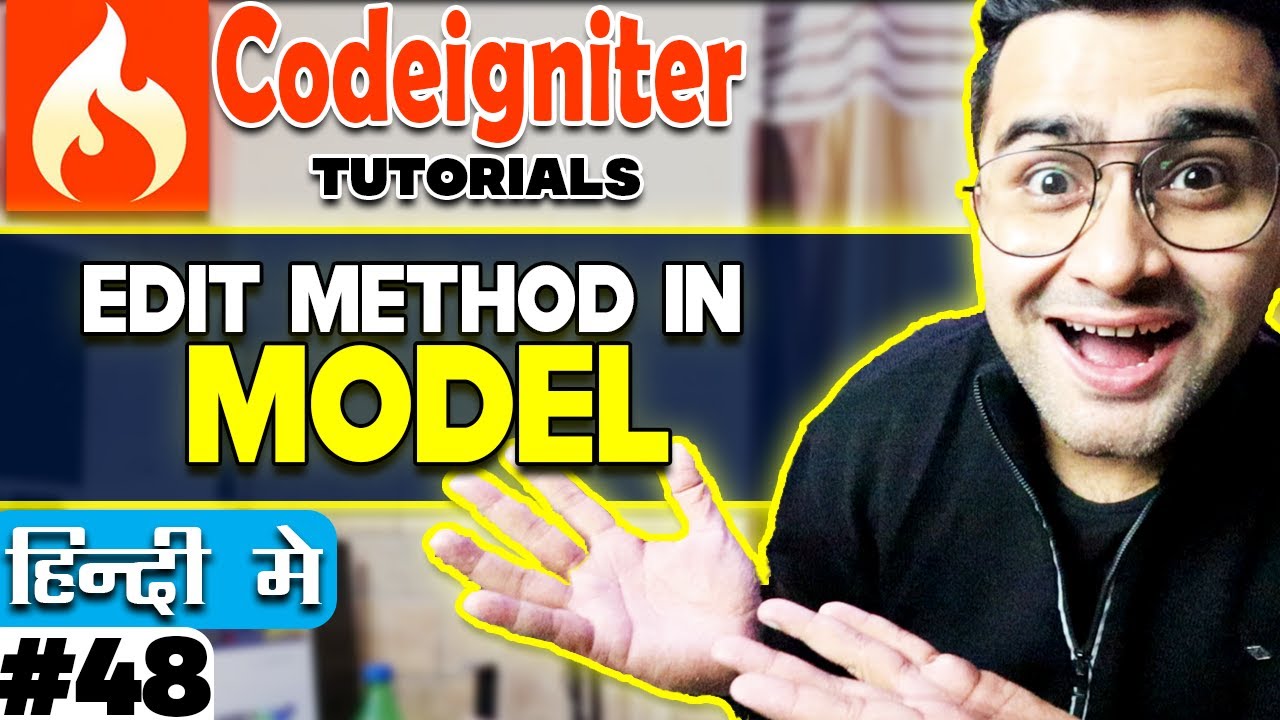 Codeigniter Mini Project Tutorial In Hindi 💡 Edit Method In Model 💡 5168