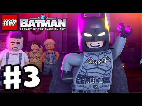 Batman Crashes the Party! - LEGO Batman: Legacy of the Dark Knight - Gameplay Walkthrough Part 3