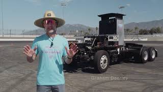 Terraline Tests Battery-Electric Class 8 Powertrain Sled at Irwindale Speedway