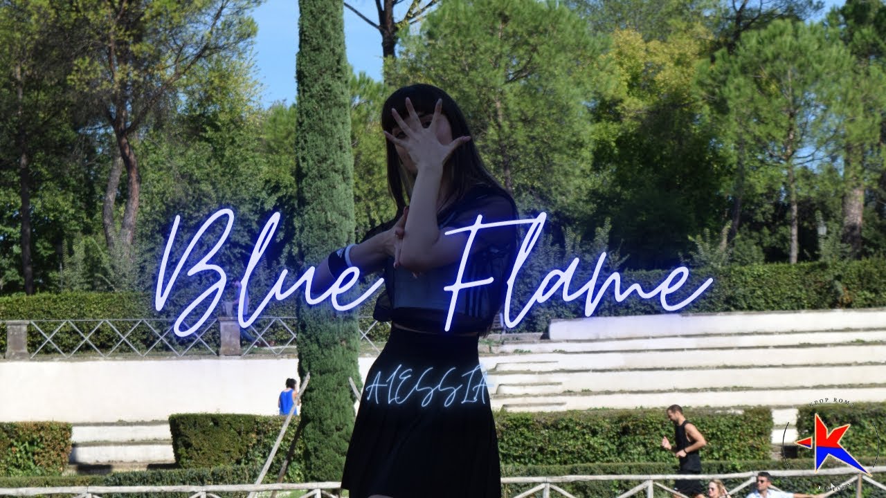 LESSERAFIM - BLUE FLAME by ALESSIA (Showcase October 16th) IN PUBLIC ...
