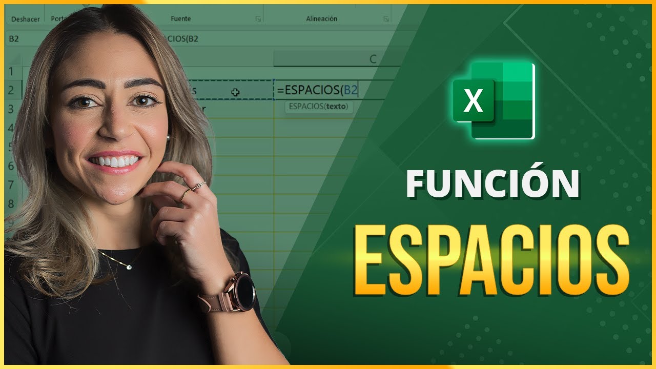 Aprende en la Práctica Cómo Usar La Función ESPACIOS en Excel [Paso a Paso] - YouTube