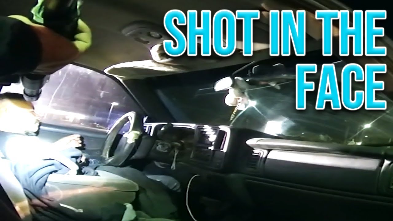 Suspect Takes Shotgun To The Face - YouTube