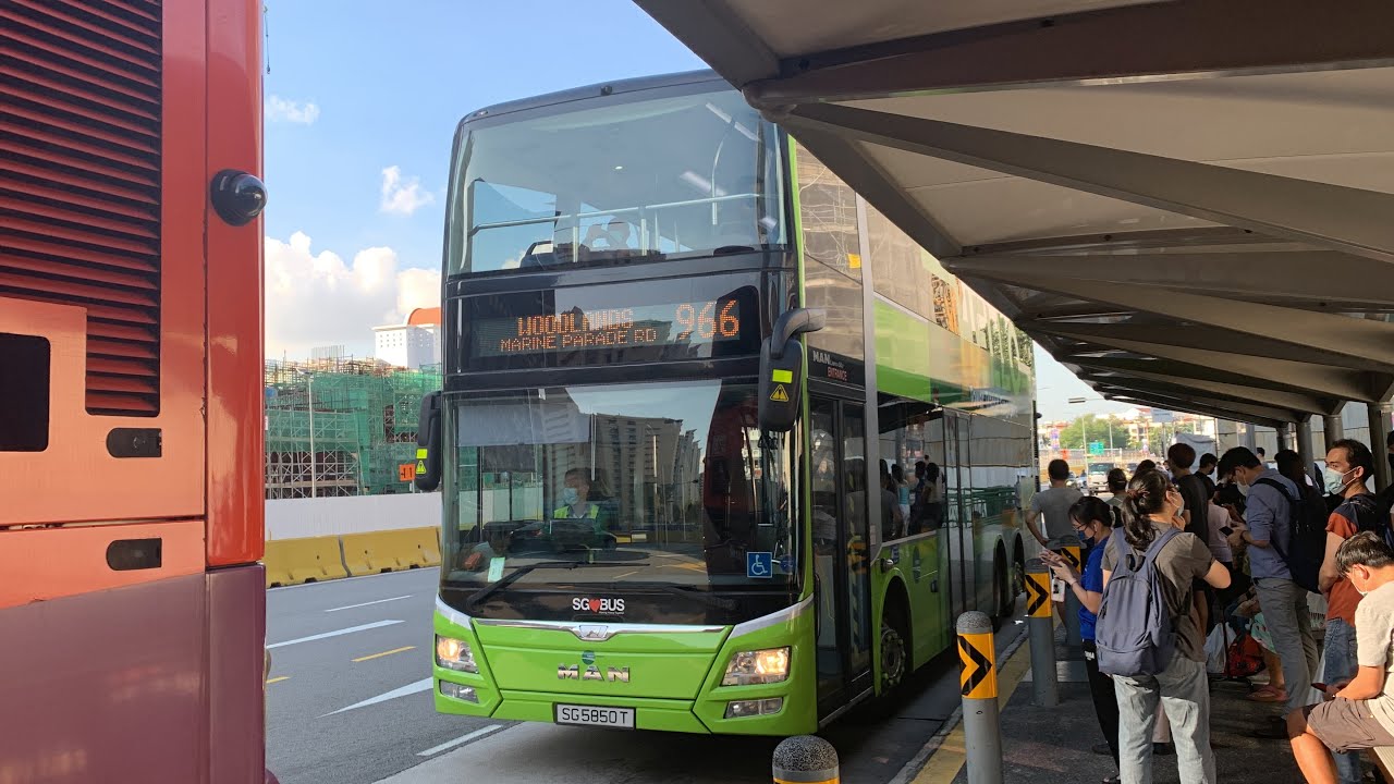 Tower Transit SG MAN ND323F A95 (Batch 3) SG5850T on Service 966 ...