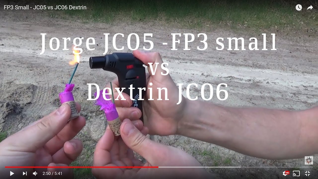 FP3 Small - JC05 vs JC06 Dextrin - YouTube