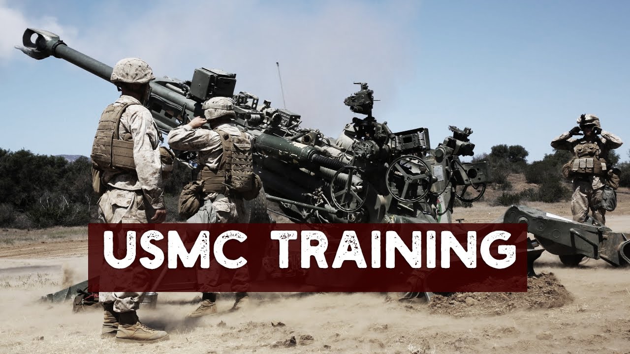 USMC TRAINING // U S Marines with Powerful M777 Artillery - YouTube