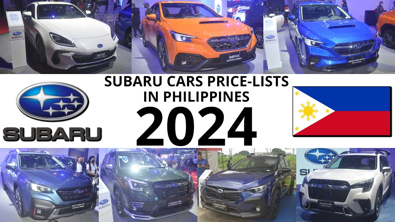 Subaru Cars Price-lists in Philippines 2024 | WRX, Crosstrek, Evoltis ...
