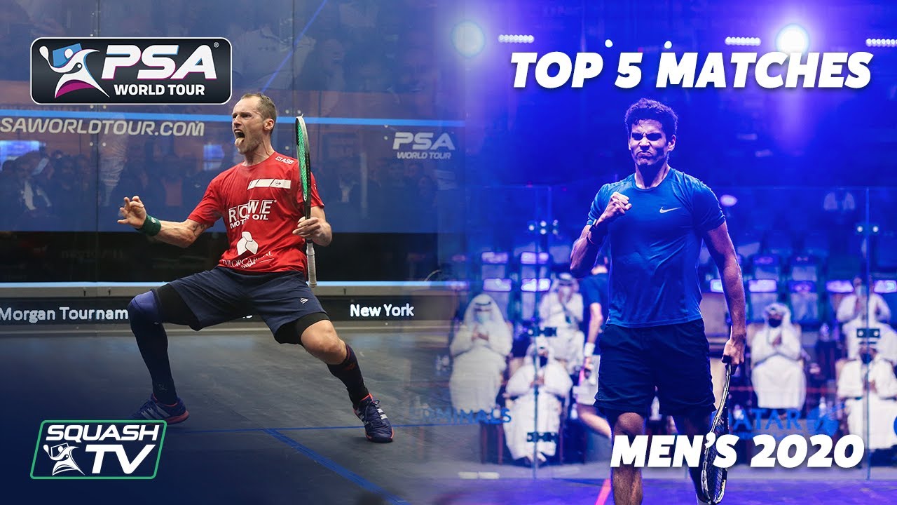 Squash: Top 5 Men's Matches Of Year 2020 - YouTube