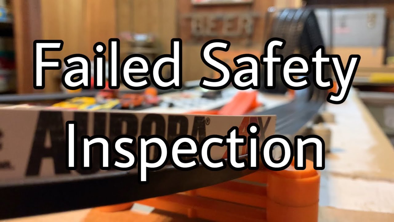 SlotCar Track Failed Safety Inspection - YouTube