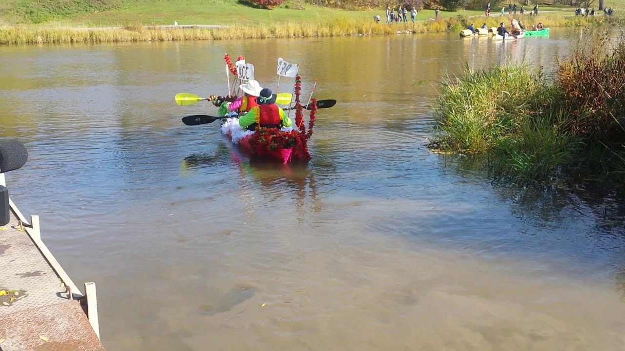 Canoe Parade 10/15/2017 - YouTube