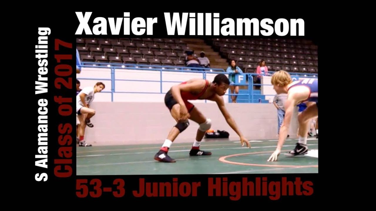 Xavier Williamson Class of 2017 Wrestling Highlights - YouTube