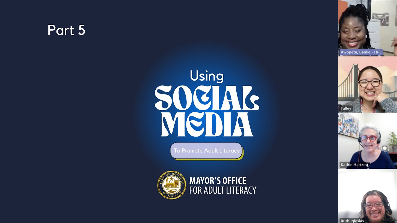 Leveraging Social Media for Adult Literacy Success: Workshop Recap Part ...