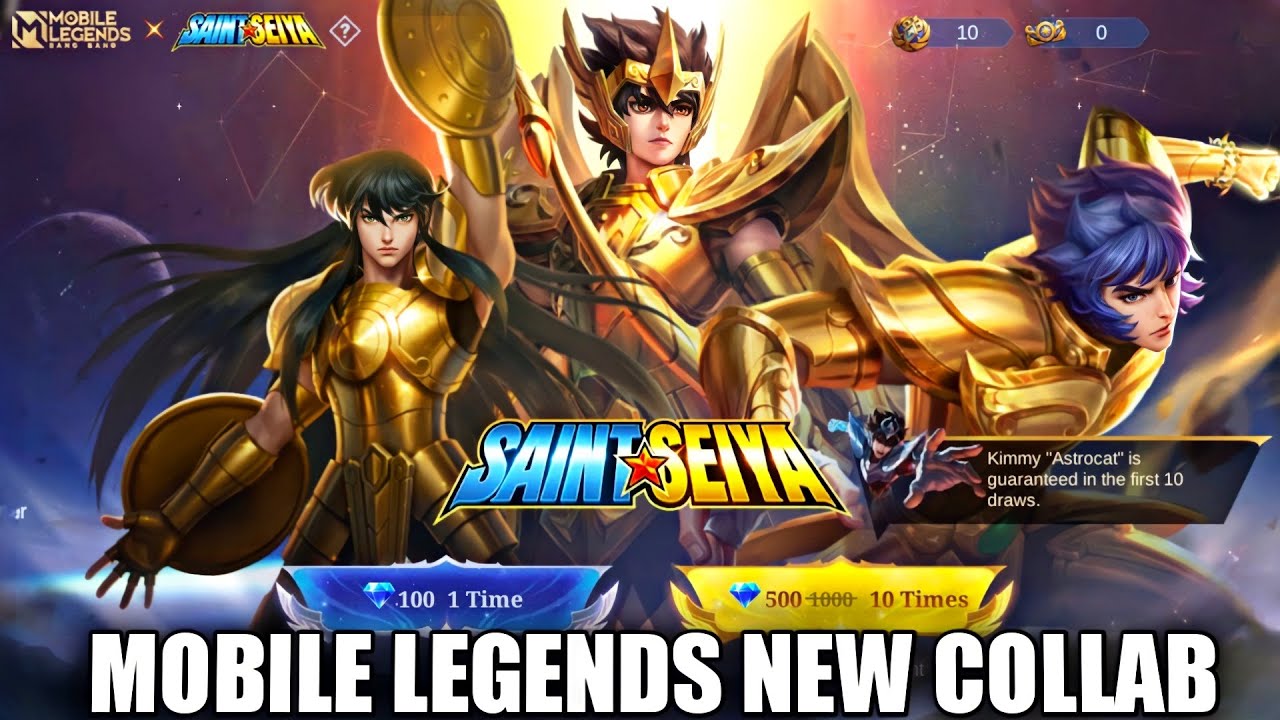 NEW COLLAB WITH SAINT SEIYA | MOBILE LEGENDS X SAINT SEIYA - YouTube