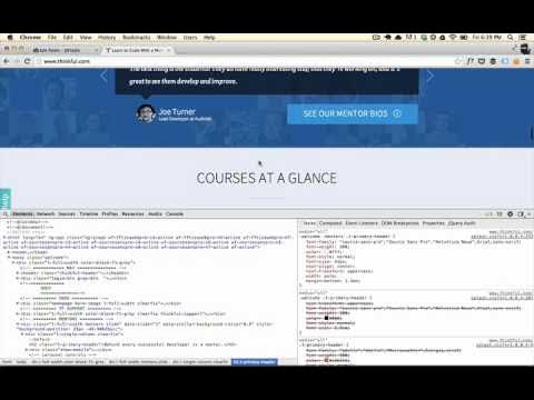 An Introduction to Chrome's Web Dev Tools - YouTube