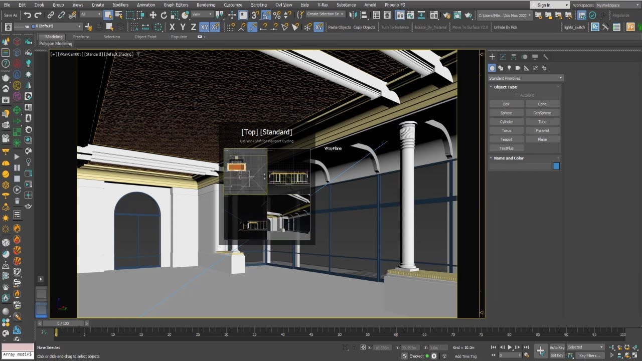 3DS Max - Quick Tip -Visually Switch Between Viewport - YouTube