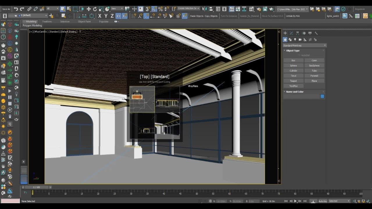 3DS Max - Quick Tip -Visually Switch Between Viewport - YouTube