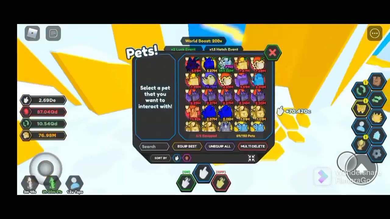 Opening the Heaven egg on Tapping legend X (Roblox) - YouTube