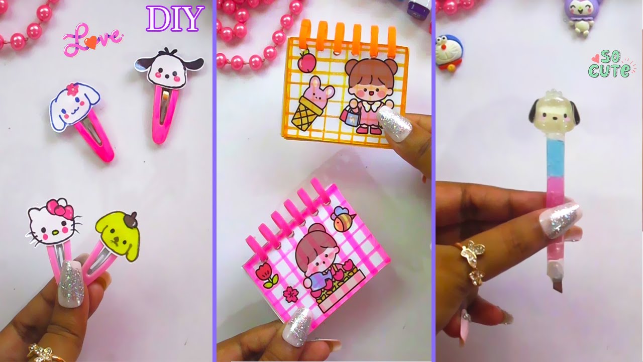 Easy Craft Ideas / DIY Miniature Crafts Idea / school hacks / mini ...