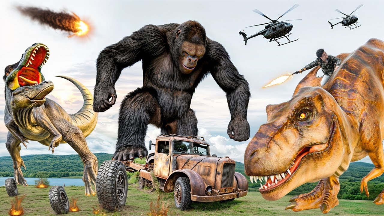 Jurassic World Trilogy | Best Indominus Rex Scenes In Jurassic World ...