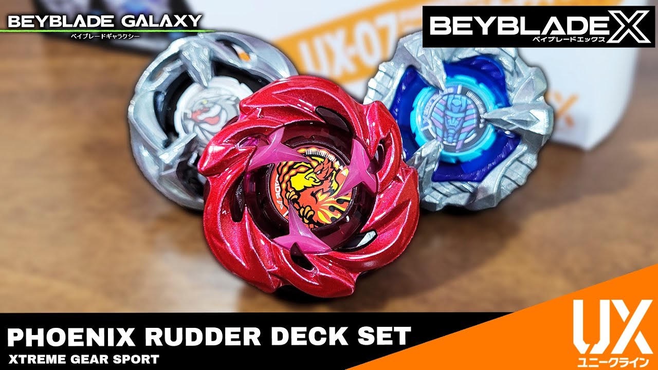Análise UX-07 PHOENIX RUDDER DECK SET [Beyblade X] - YouTube