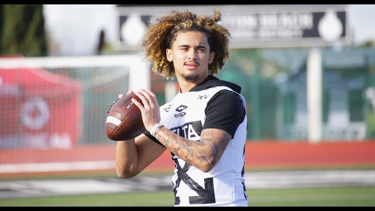 ISO HIGHLIGHTS: USC 5-star QB commit Julian Lewis at the 7-on-7 Shock ...