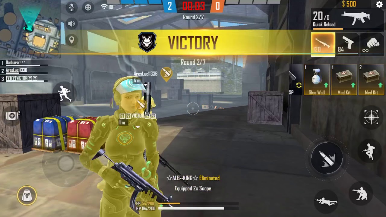 How to use AWM in free fire - YouTube