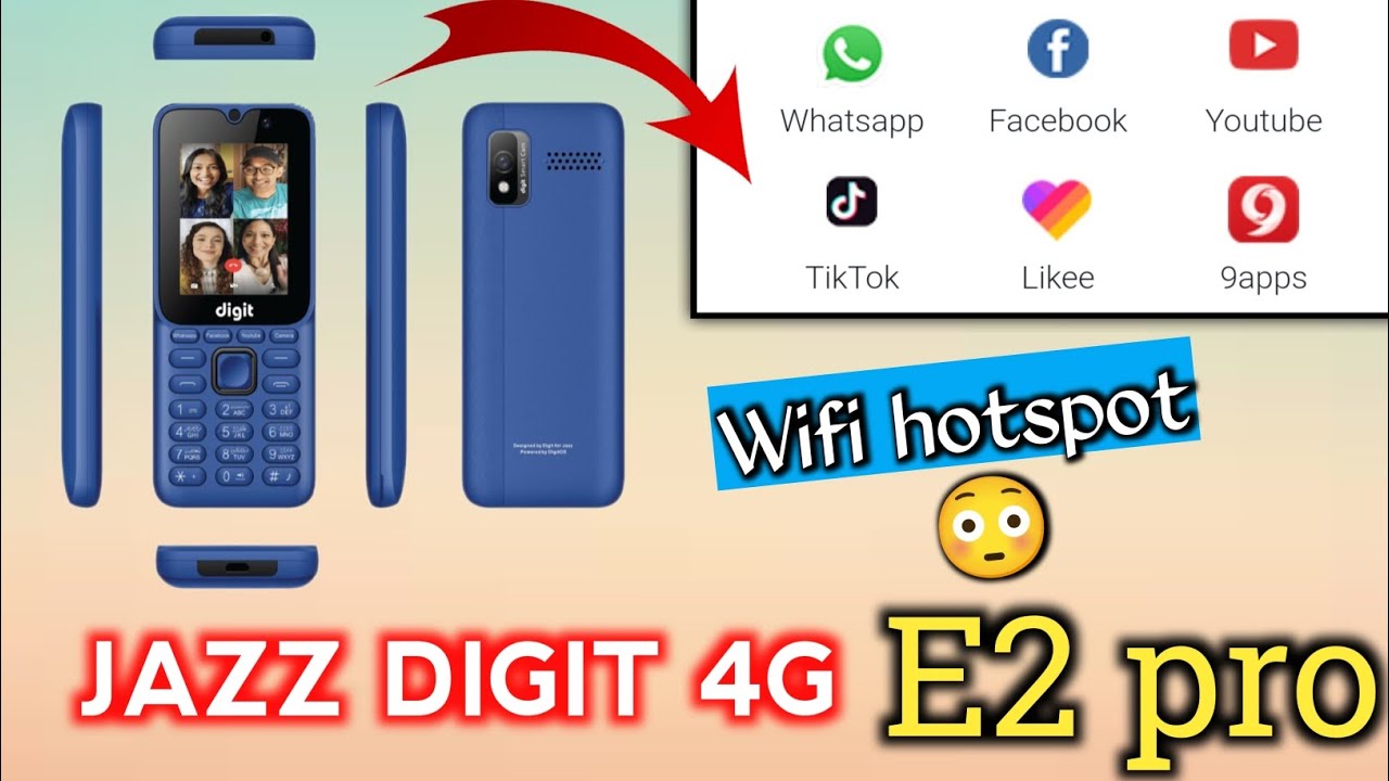 Jazz Digit E2 pro unboxing | Wifi Hotspot 4G mobile | Non PTA mobiles ...