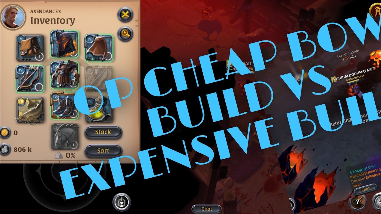 ALBION ONLINE (CHEAP BOW BUILD VS. EXPENSIVE BUILDS) - YouTube