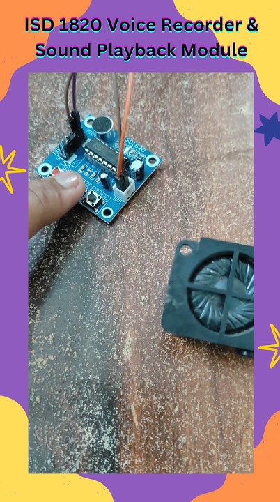 Exploring Audio Magic: #ISD1820 Voice Recorder and Playback Module ...