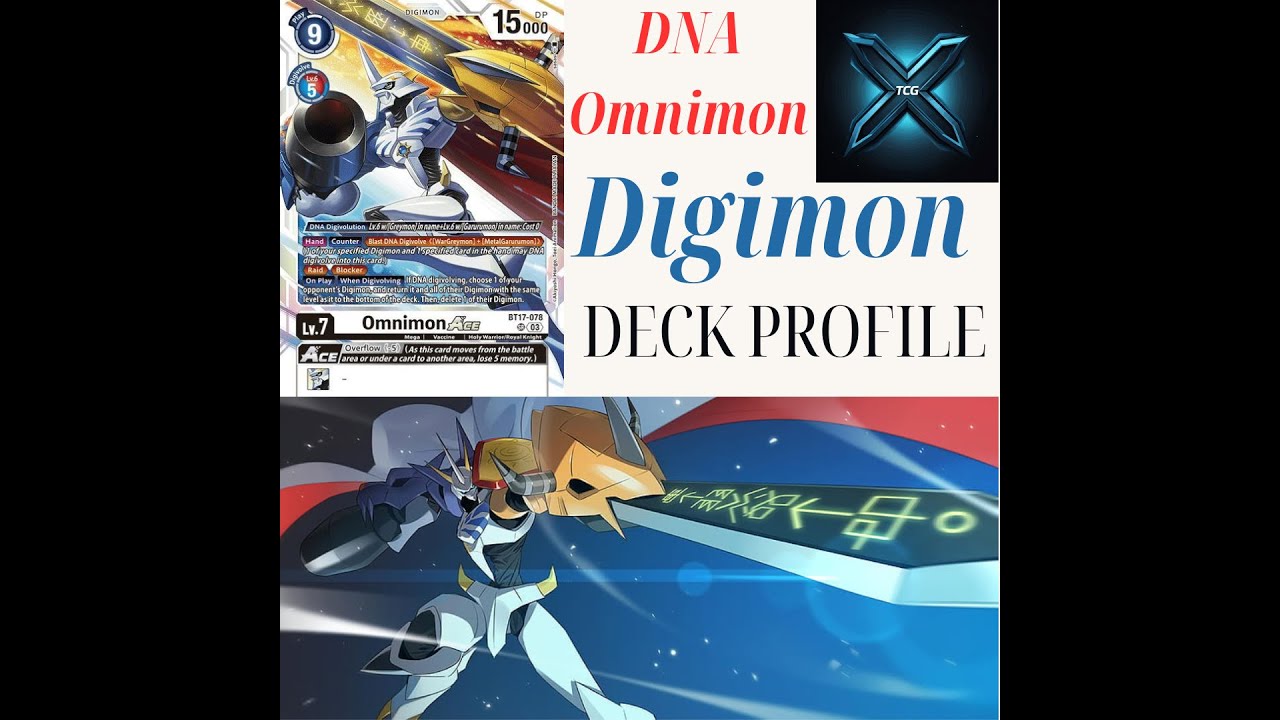 Digimon TCG - Digimon Deck Profile - DNA Omnimon - YouTube