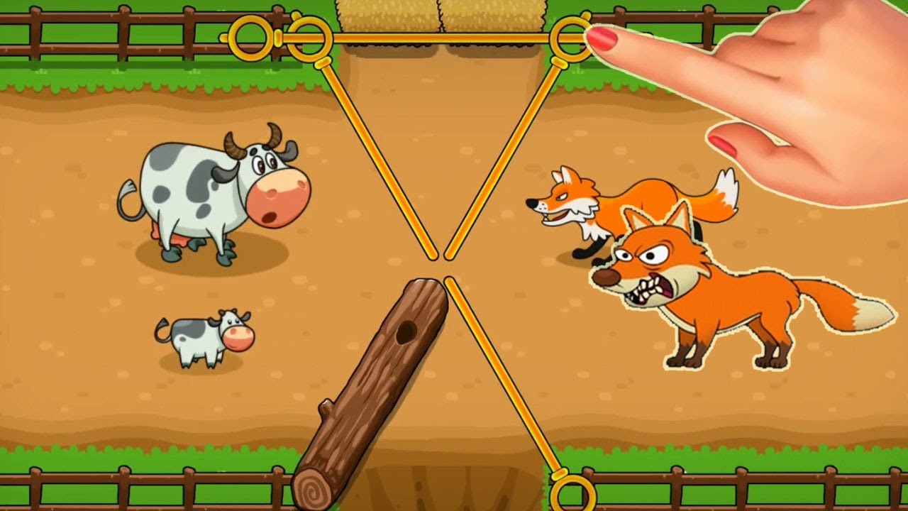 Township save the cow mini game | Pull the pin game - YouTube