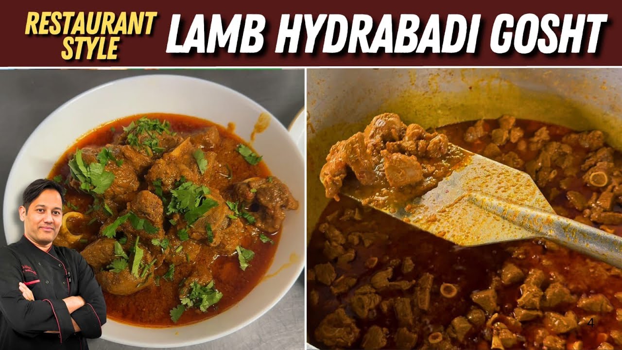 Hyderabadi Lamb Gosht Recipe | Authentic Spicy Dum Style Curry ...