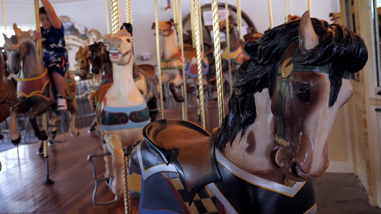 Seabreeze Amusement Park & The Jack Rabbit Roller Coaster - YouTube