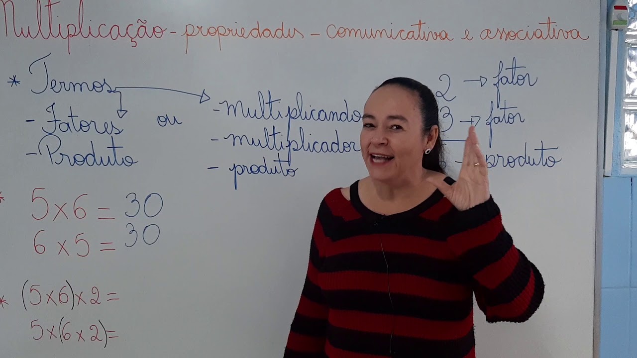 Multiplicação Propriedades Comutativa E Associativa 4°ano 01 Youtube