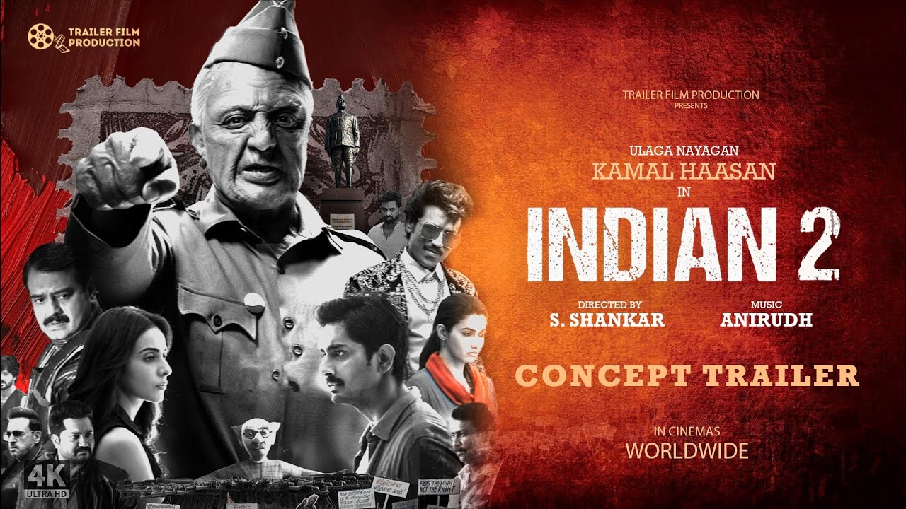 Indian 2 Concept Trailer | Kamal Haasan | Shankar | Siddharth | Kajal ...