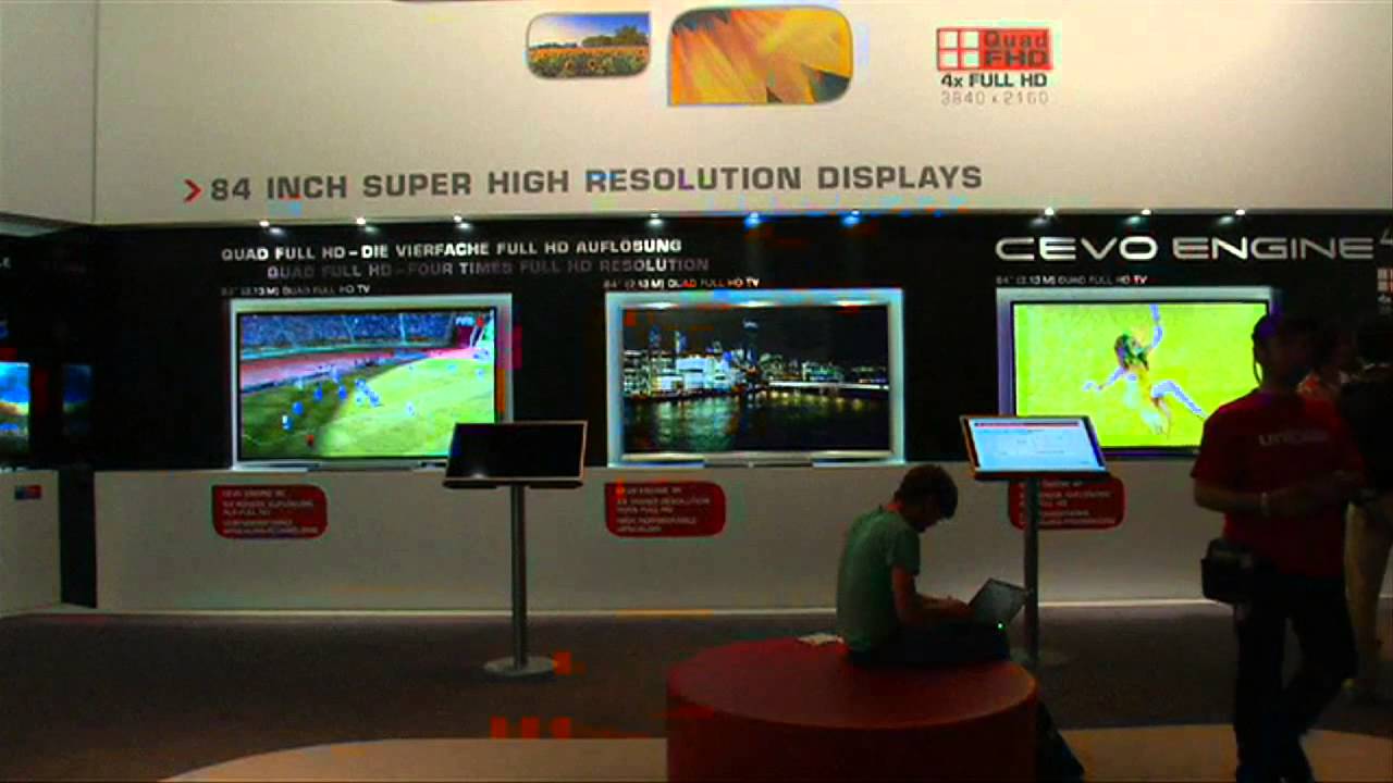latest 84-inch tvs with nearly 4000 pixels are showcased in germany's ...