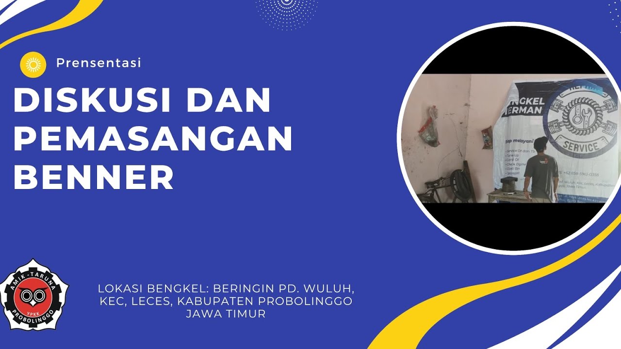 Diskusi dan Pemasangan Banner - YouTube