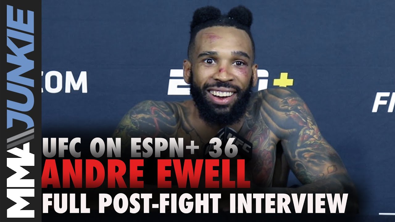 Andre Ewell challenges Derrick Lewis for bucket of chicken | UFC on ...