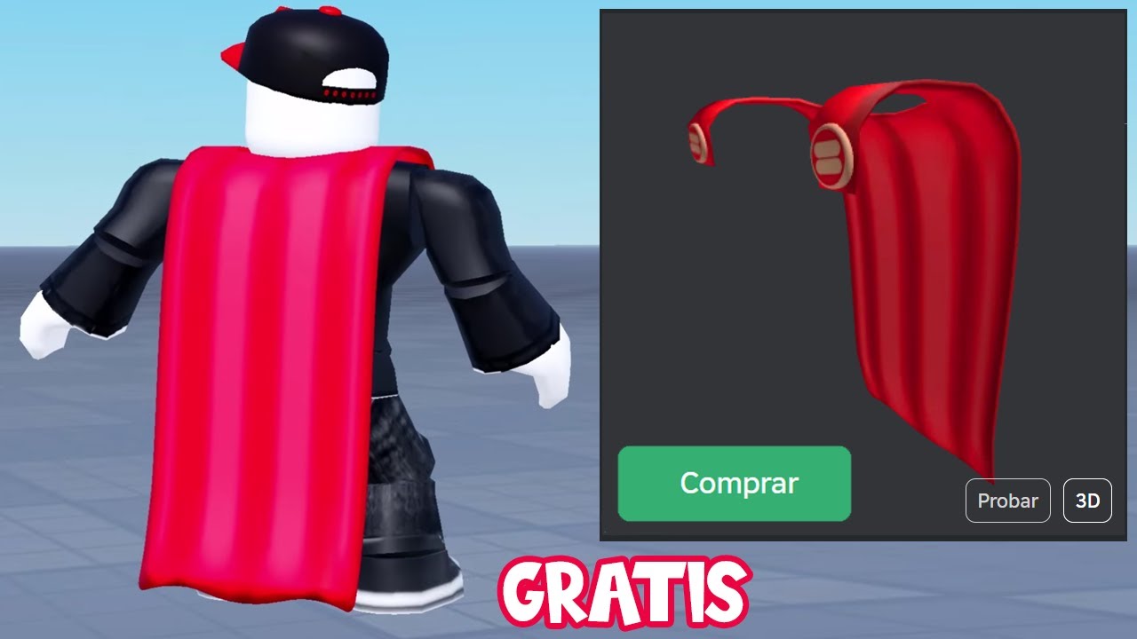 CONSIGUE CAPA ROJA SUPER ESPECIAL GRATIS en ROBLOX - YouTube