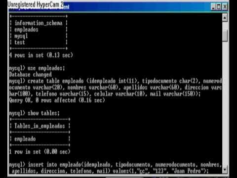 Tutorial basico de MySQL - YouTube